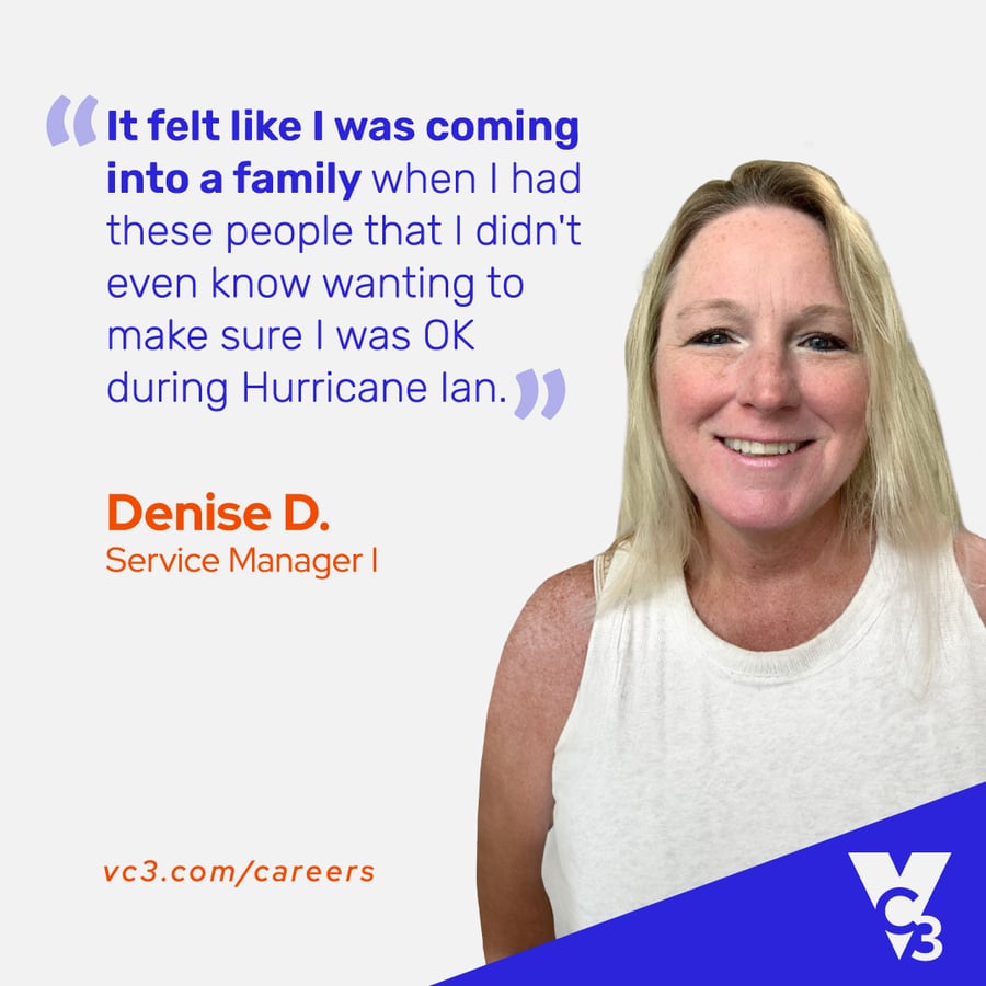 Priorities Revealed During Hurricane Ian – Spotlight on Denise D.
