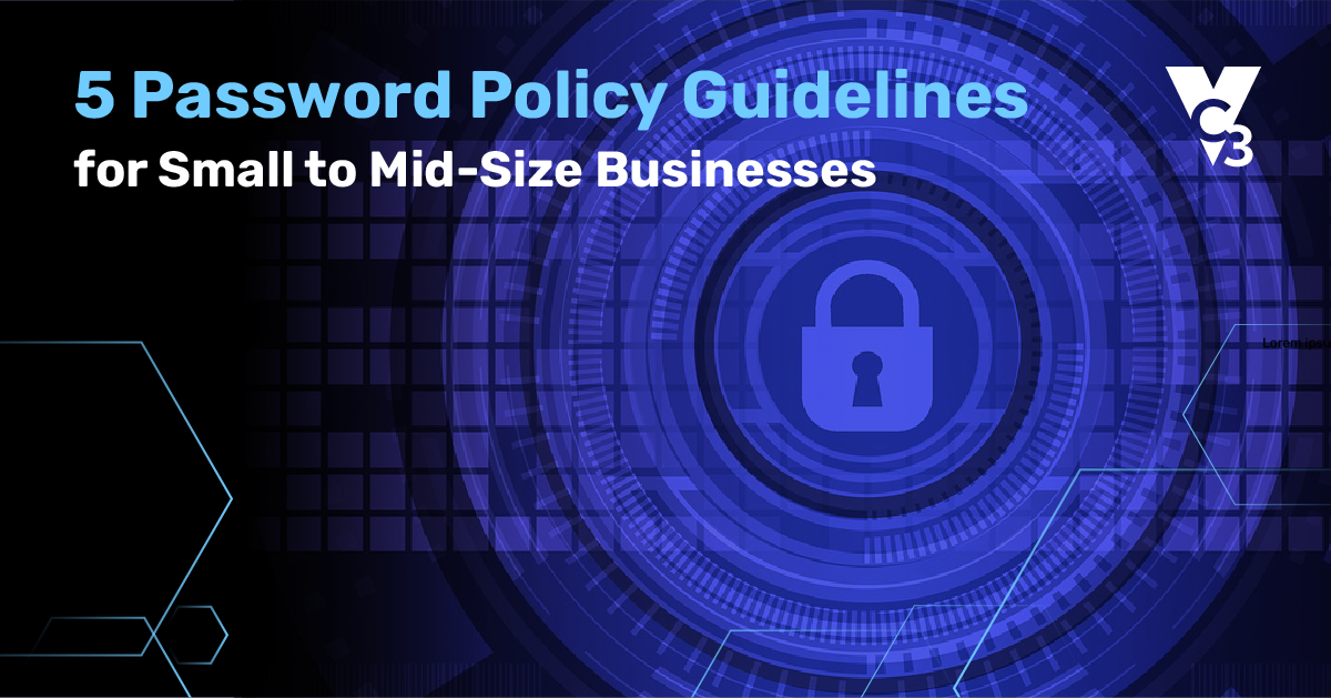 5 Password Policy Guidelines for Small to Mid-Size Businesses | VC3